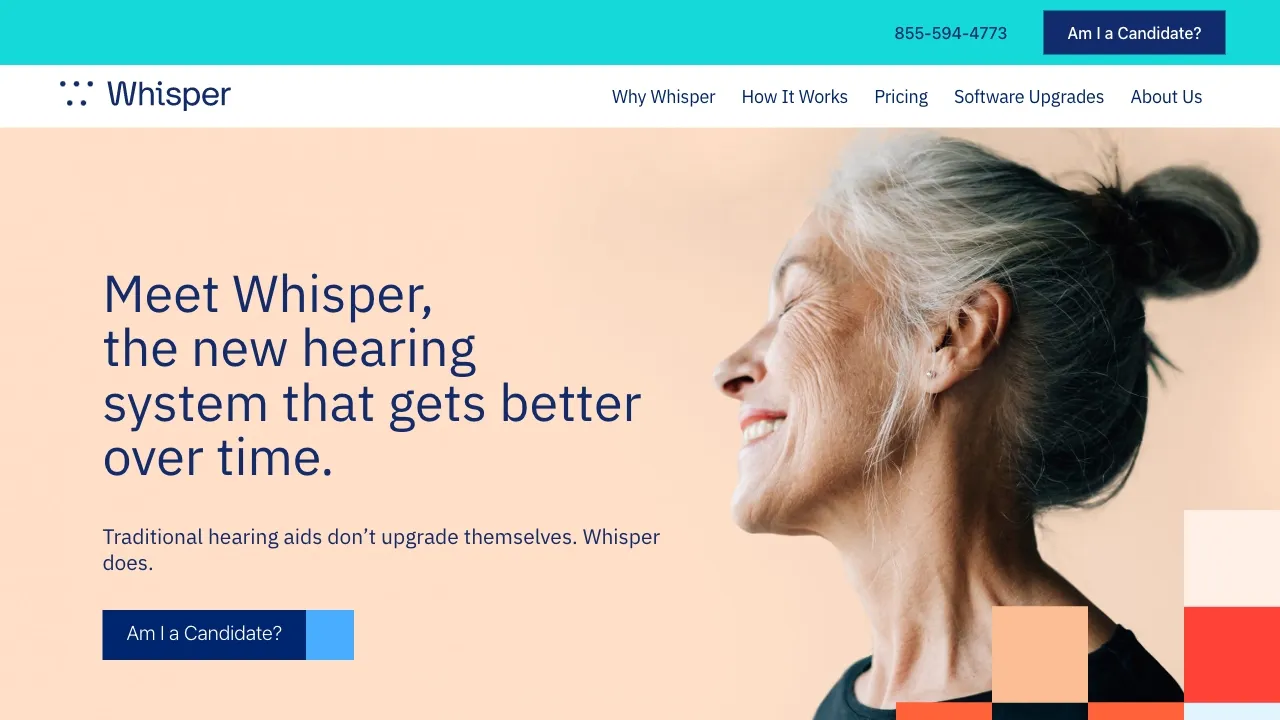 Whisper AI - Advanced AI-Powered Hearing Aids | Creati.ai