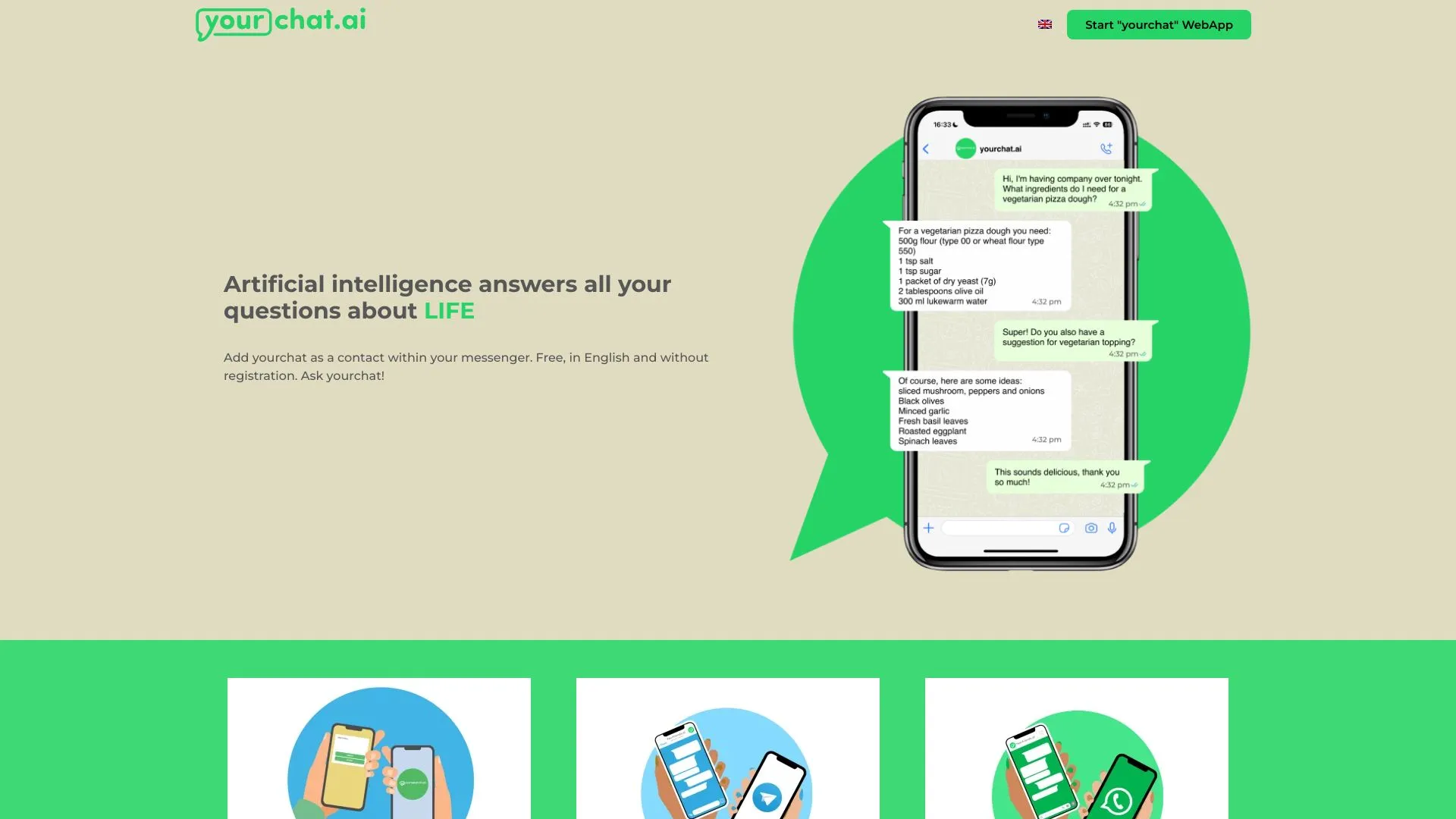 Yourchat.ai - AI-Powered Messaging Platform | Creati.ai